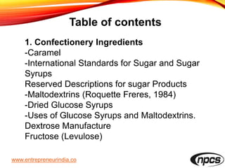 How to Start Production and Packaging of Confectionery Products | PPTX
