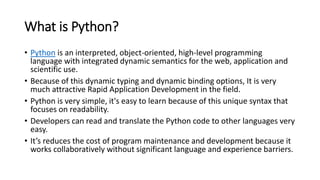 How to start Python? - lesson 1 | PPT