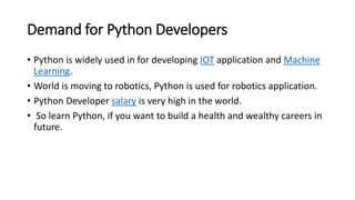 How to start Python? - lesson 1 | PPT