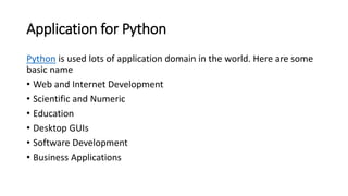 How to start Python? - lesson 1 | PPT