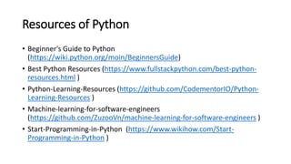 How to start Python? - lesson 1 | PPT