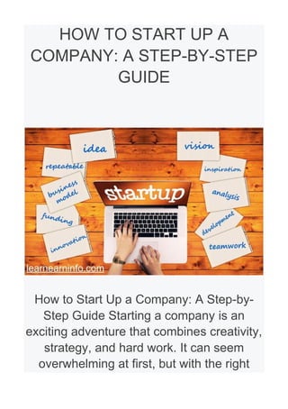 HOW TO START UP A COMPANY A STEP-BY-STEP GUIDE.pdf