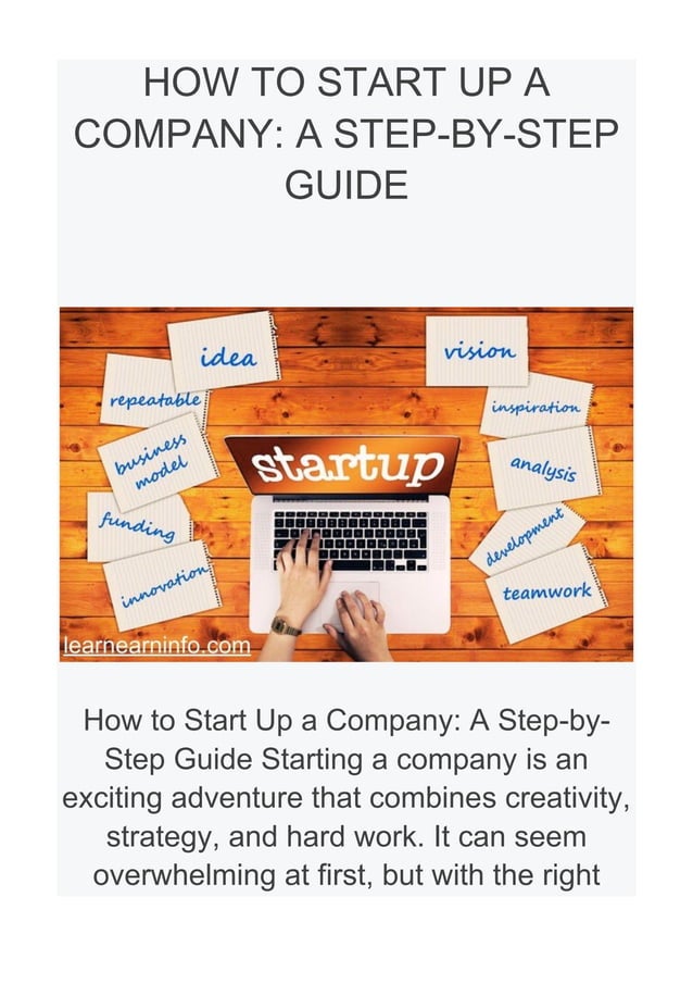 HOW TO START UP A COMPANY A STEP-BY-STEP GUIDE.pdf