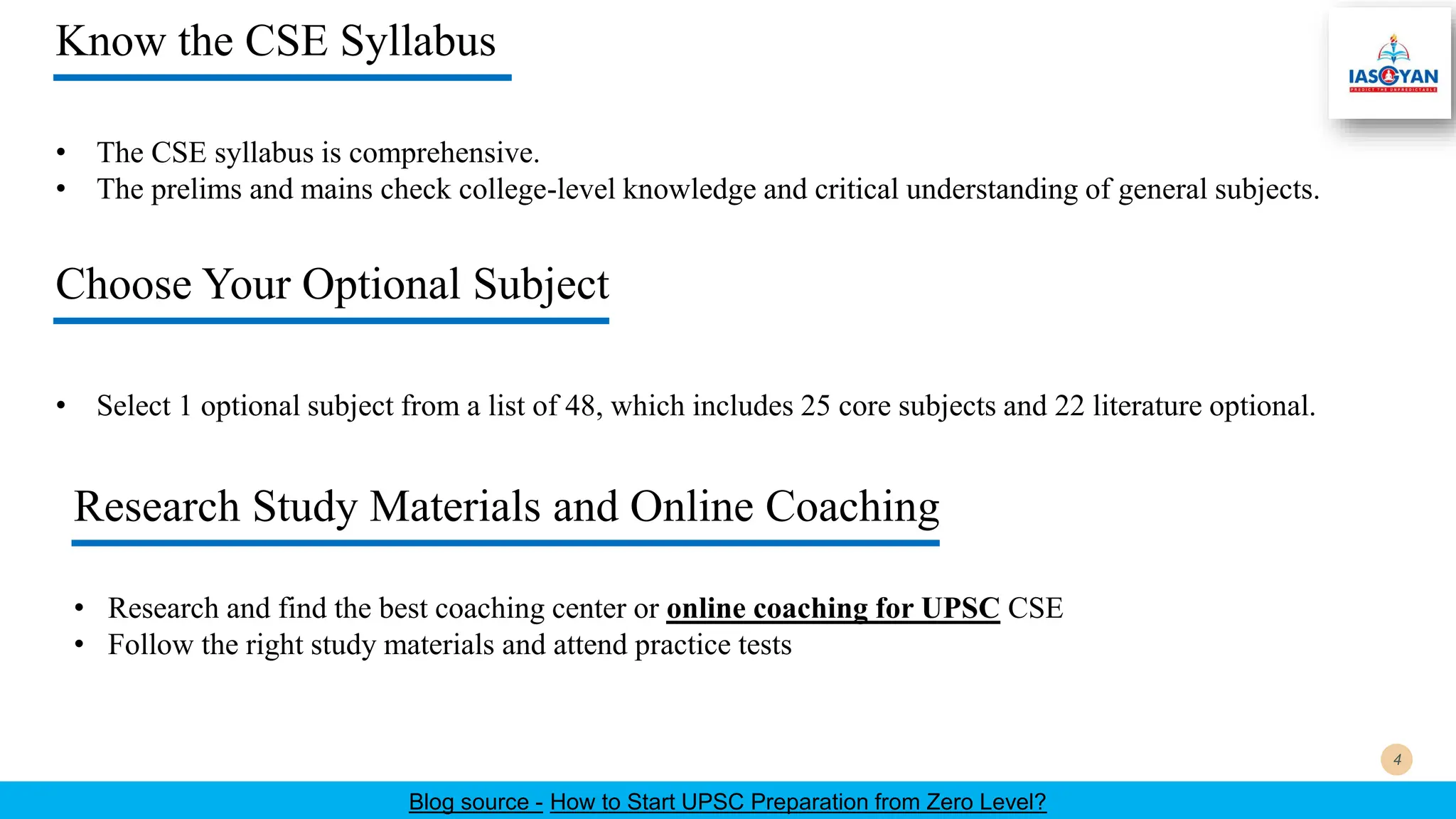 How to Start UPSC Preparation from Zero Level? | PPT
