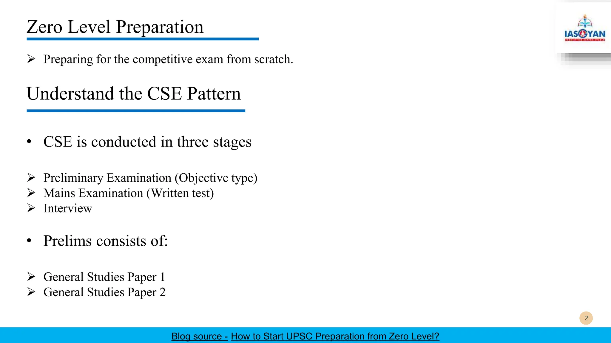 How to Start UPSC Preparation from Zero Level? | PPTX