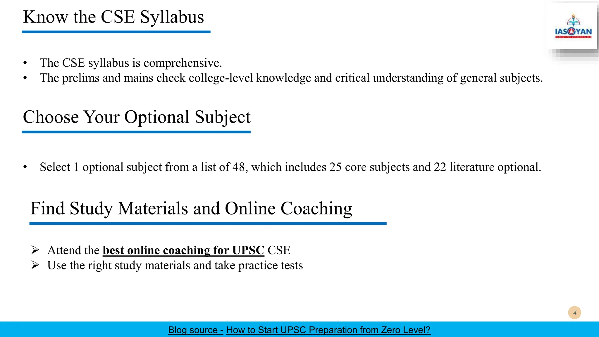 How to Start UPSC Preparation from Zero Level? | PPTX