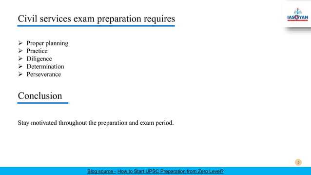 How to Start UPSC Preparation from Zero Level? | PPTX | Educational ...