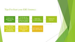 How to Start Your ESG journey? | PPTX