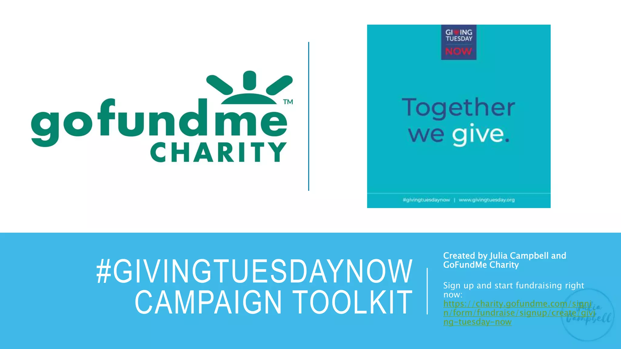 How to Start Your #GivingTuesdayNow Campaign with GoFundMe Charity's ...