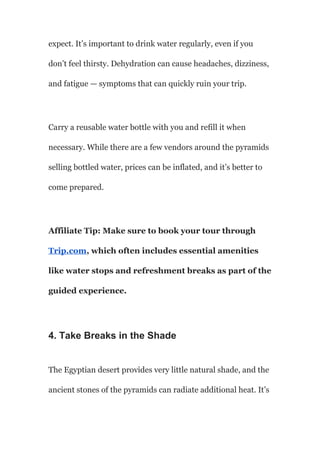 How to Stay Safe in the Heat While Exploring the Pyramids of Giza.docx