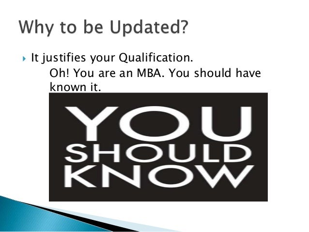 How to update yourself