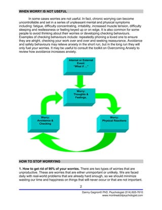 how to stop-worrying.pdf | Brain and Nervous System Disorders ...