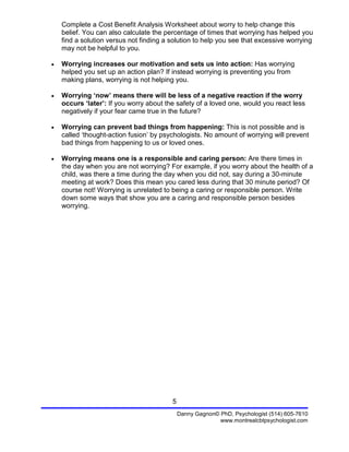 how to stop-worrying.pdf | Brain and Nervous System Disorders ...