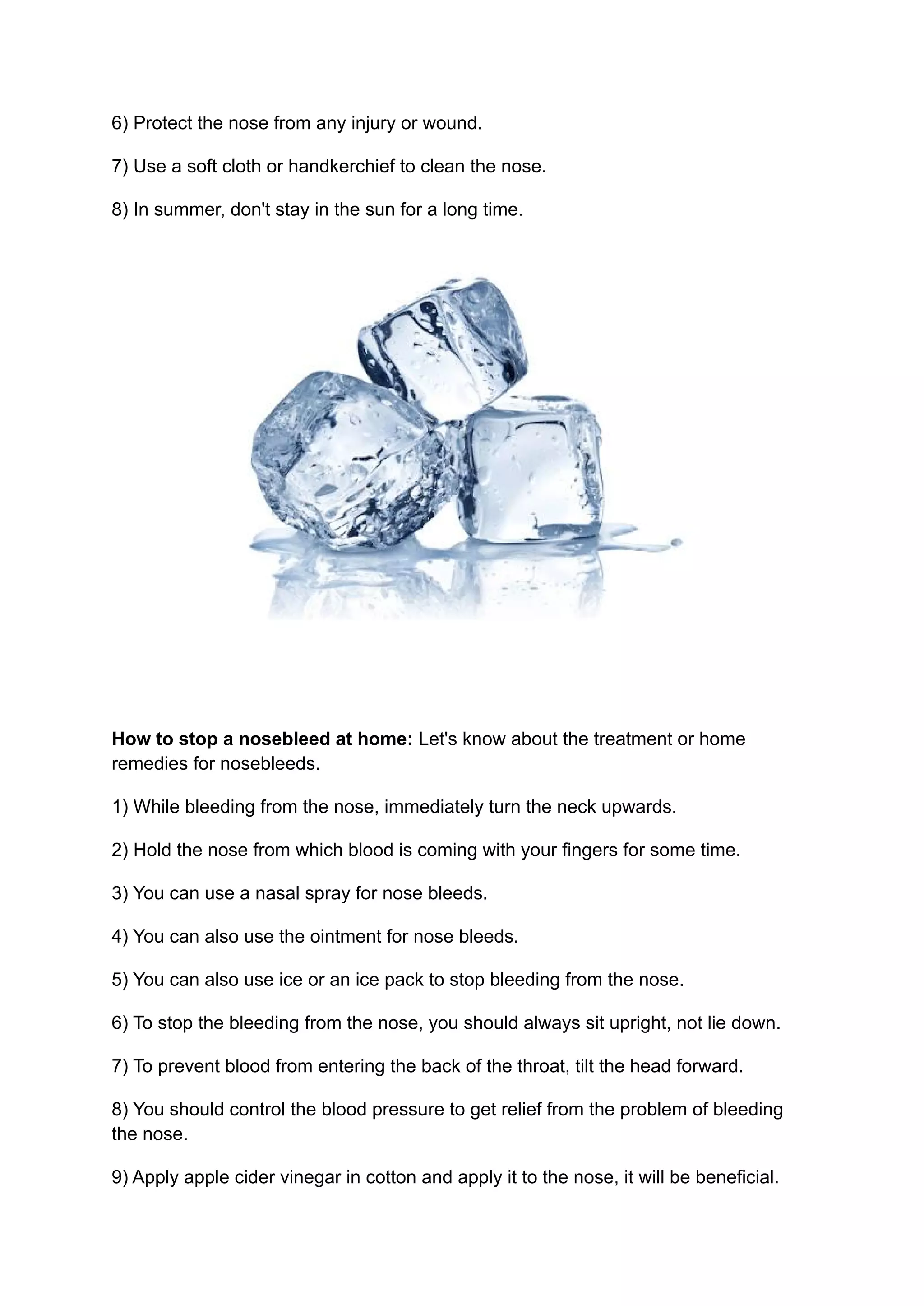How to stop a nose bleed at home.pdf