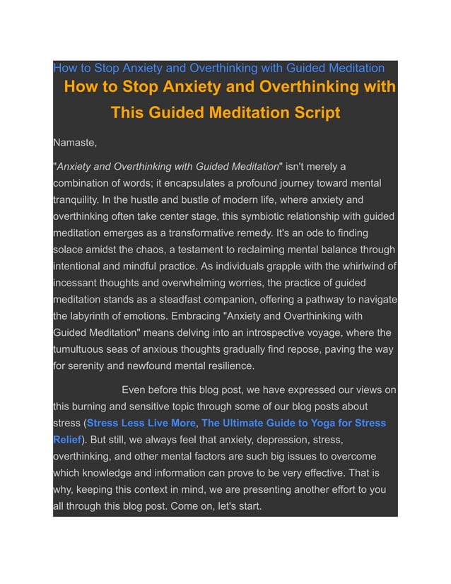 How to Stop Anxiety and Overthinking with Guided Meditation.pdf