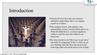 How to Stop Comparing Yourself to Others | PPTX