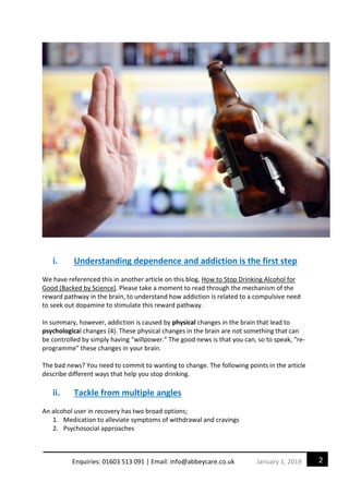 How to stop drinking alcohol for good | PDF
