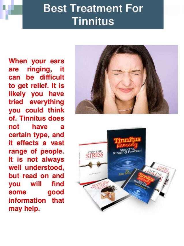 Best Treatment For Tinnitus