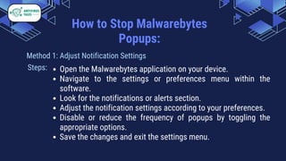 How to Stop Malwarebytes Popup from your Device.pdf