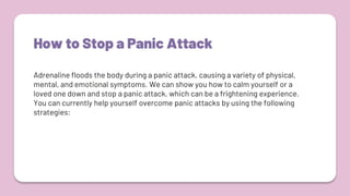 How can you stop a panic attack? Psychologist treatment | PPT