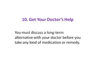 How to stop period | PPTX
