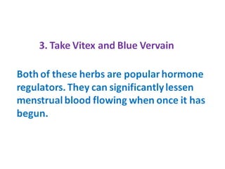 How to stop period | PPTX