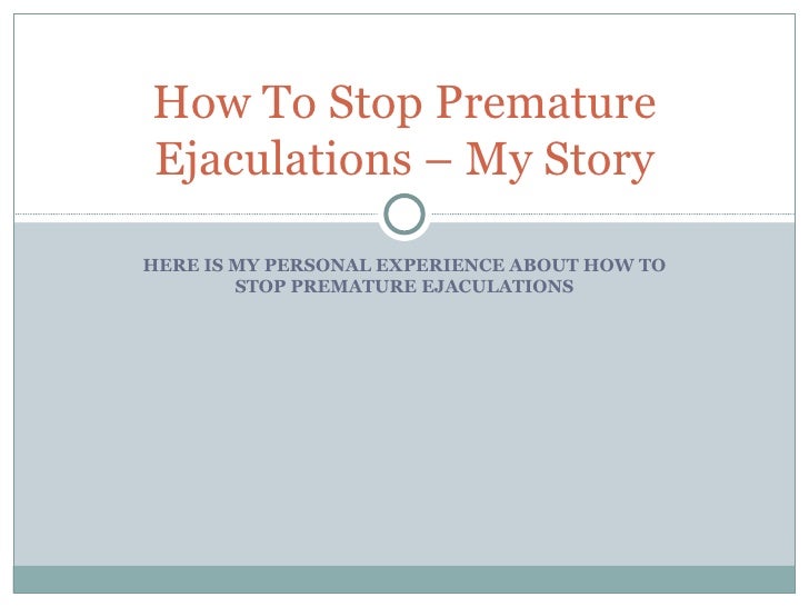 How to stop premature ejaculation easy tips to control your performance ...