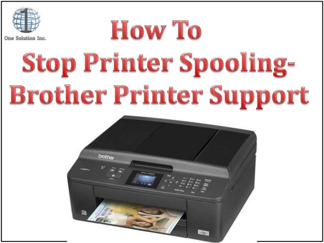 How to stop printer spooling brother printer support