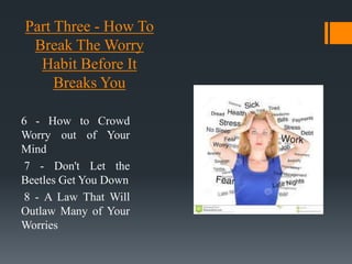 How to stop worrying and start livin gs | PPTX