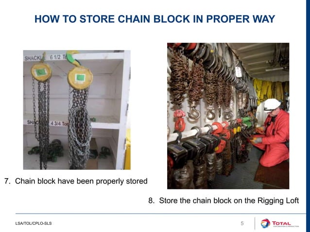 How to store chain block in proper way.ppt