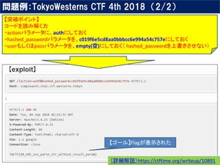 初心者向けCTFのWeb分野の強化法 | PDF