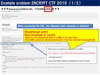 How to strengthen the ctf web field for beginners(English) | PPT
