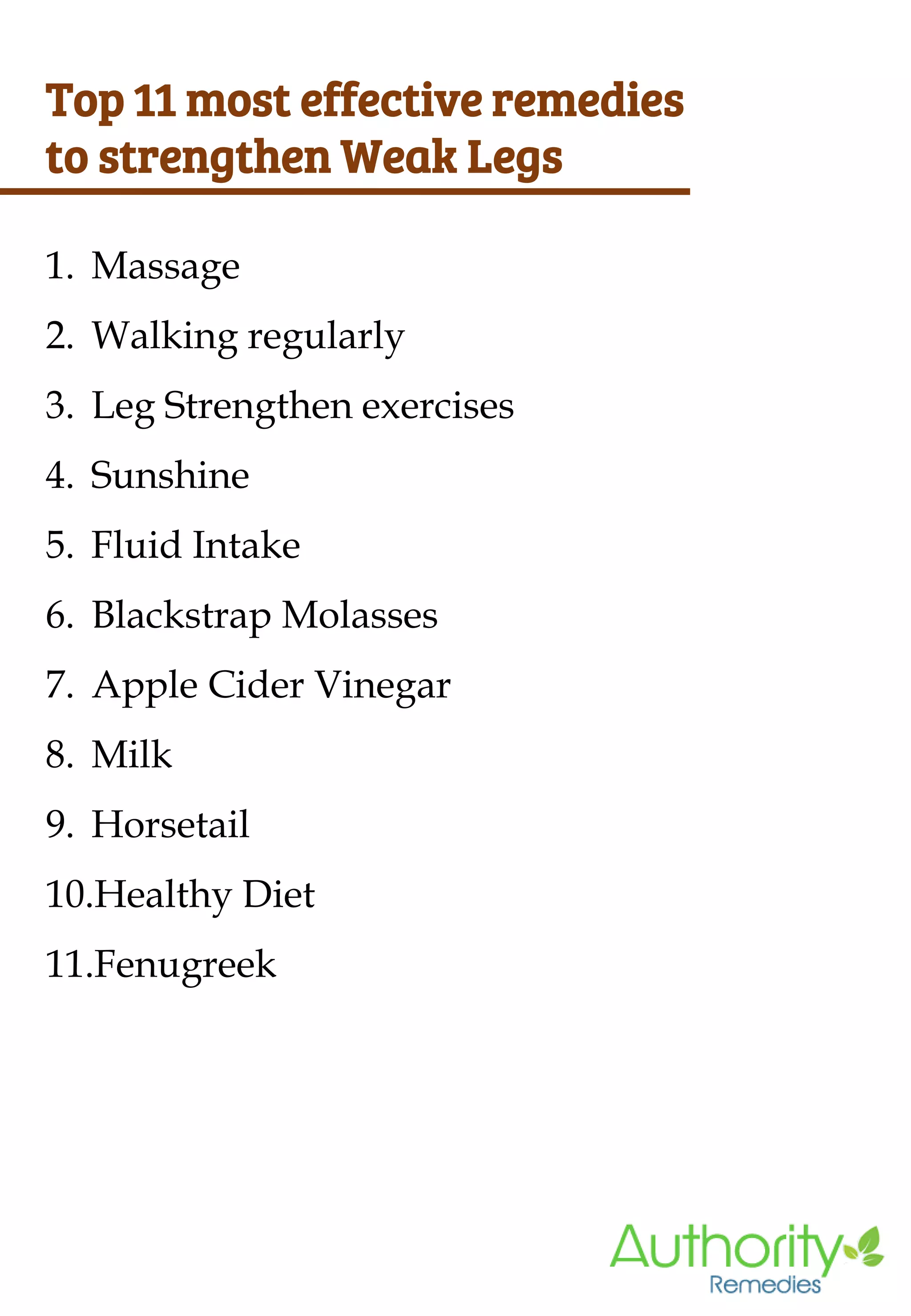 The most effective ways to strengthen weak legs | PDF