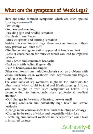 The most effective ways to strengthen weak legs | PDF | Physical ...