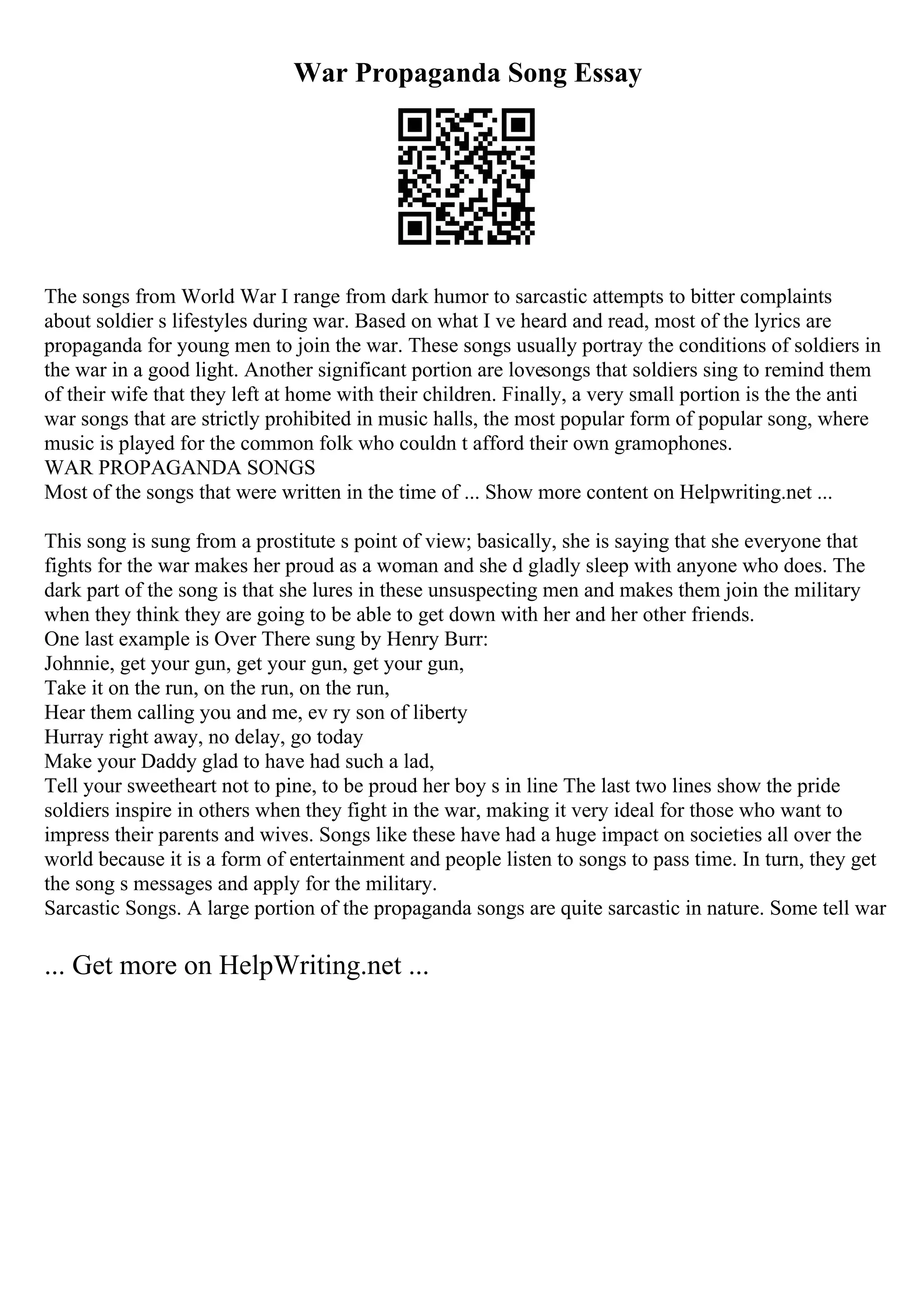 How To Structure A Comparative Poem Essay | PDF