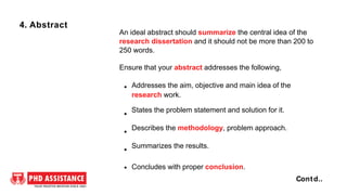 How to Structure a Computer Science Dissertation For a Doctoral Degree ...