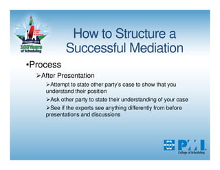 How To Structure A Successful Mediation | PDF