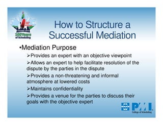 How To Structure A Successful Mediation | PPT