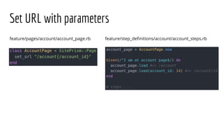 How to structure page objects with SitePrism | PDF | Web Design and ...