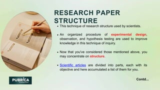 How to Structure your research article - Pubrica | PPT | Free Download