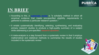 How to structure your table for systematic review and meta analysis ...
