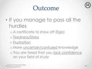 Doing your higher studies the right way | PPTX