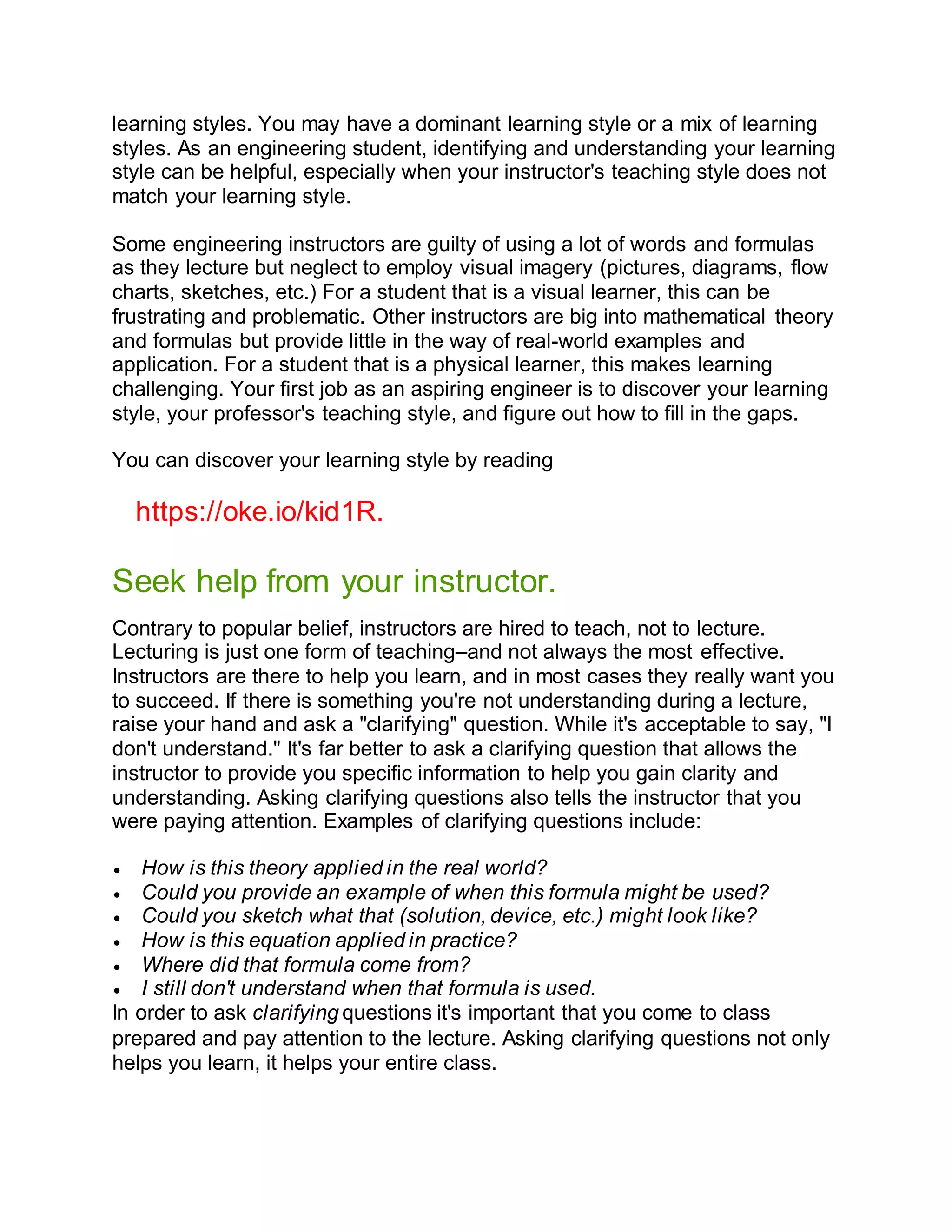 How to study engineering | DOCX