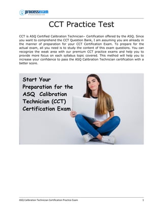 How to Study for ASQ Calibration Technician (CCT) Certification Exam.pdf
