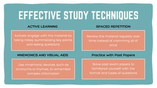 Tips and Techniques for Acing Board Exams | PPT