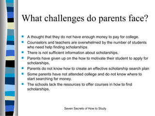 Ultimate Scholarship Guide Resource for students of all ages | PPT