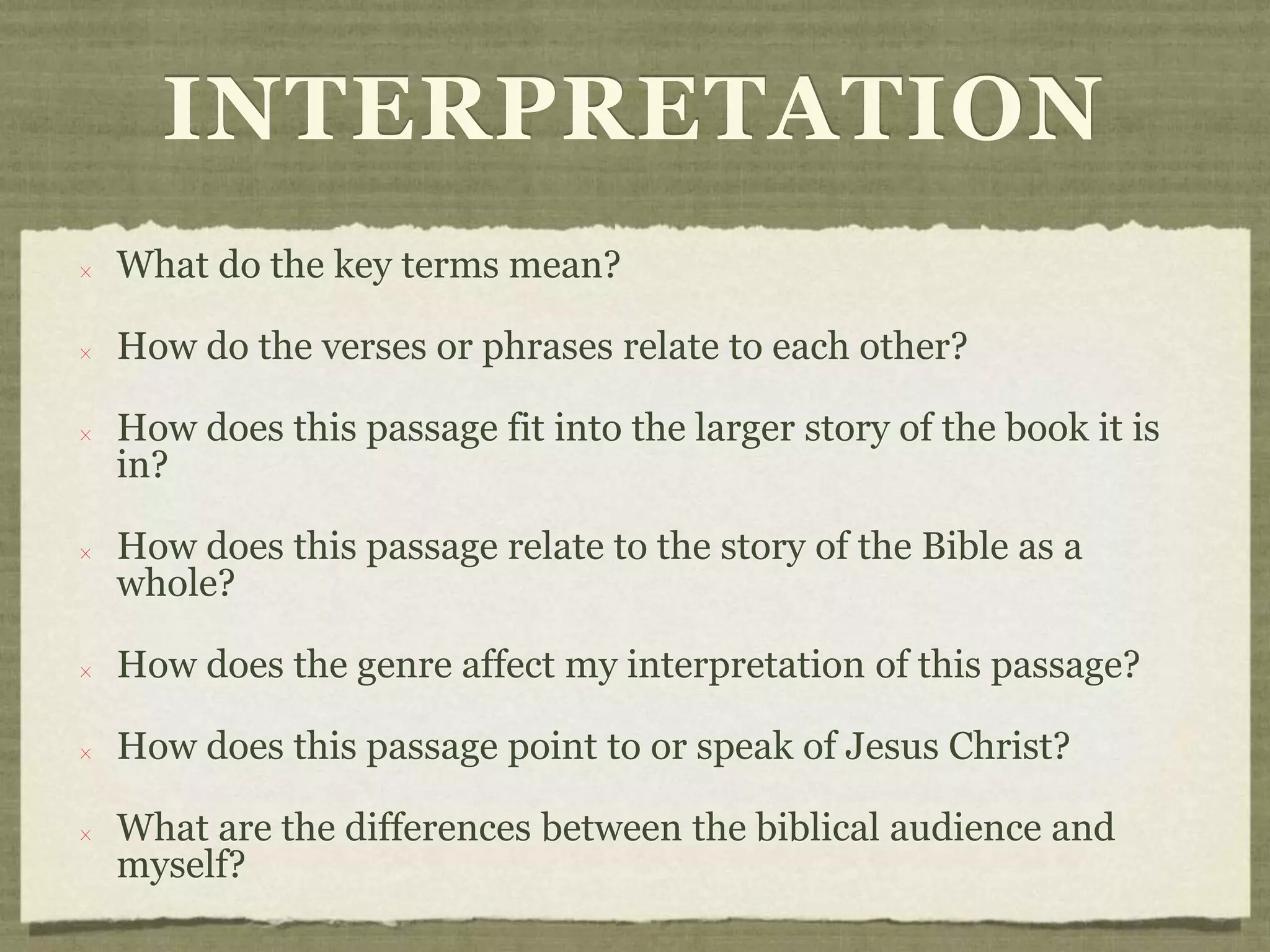 How to study the bible and lead a bible study | PPTX | Christianity ...