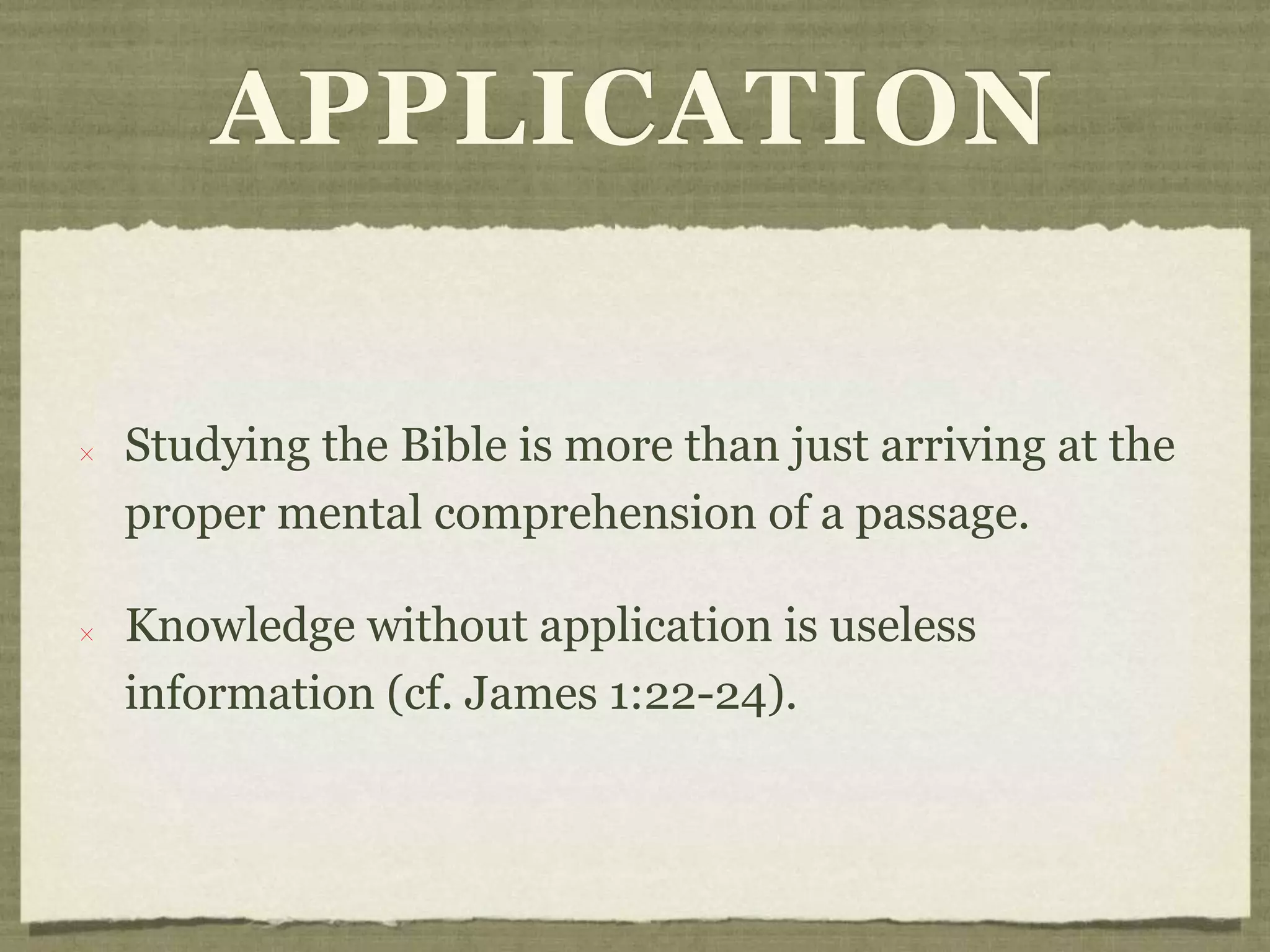 How to study the bible and lead a bible study | PPTX | Christianity ...