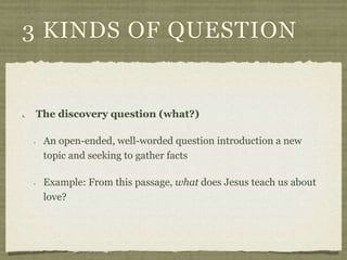 How to study the bible and lead a bible study | PPTX