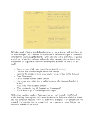 How to study with flashcards | DOCX